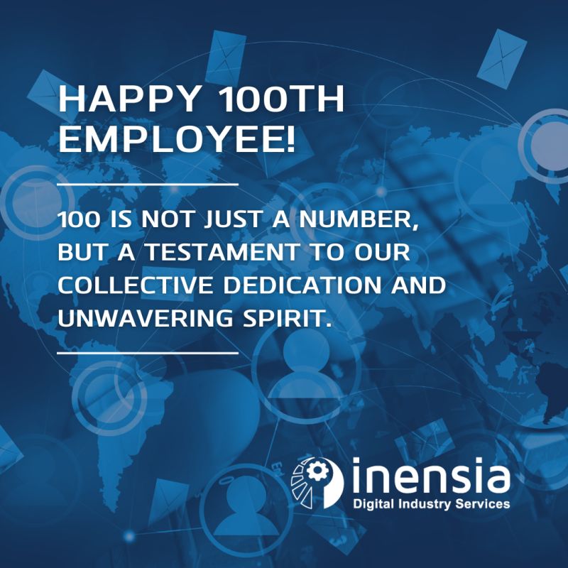 Inensia’s talent #100 has joined the team! - Inensia